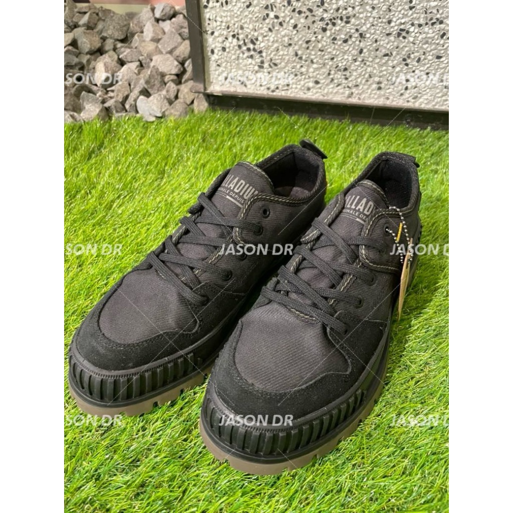 JASON DR(免運)PALLADIUM PALLASHOCK LO SURPLUS巧克力休閒鞋 黑74346-008 | 蝦皮購物