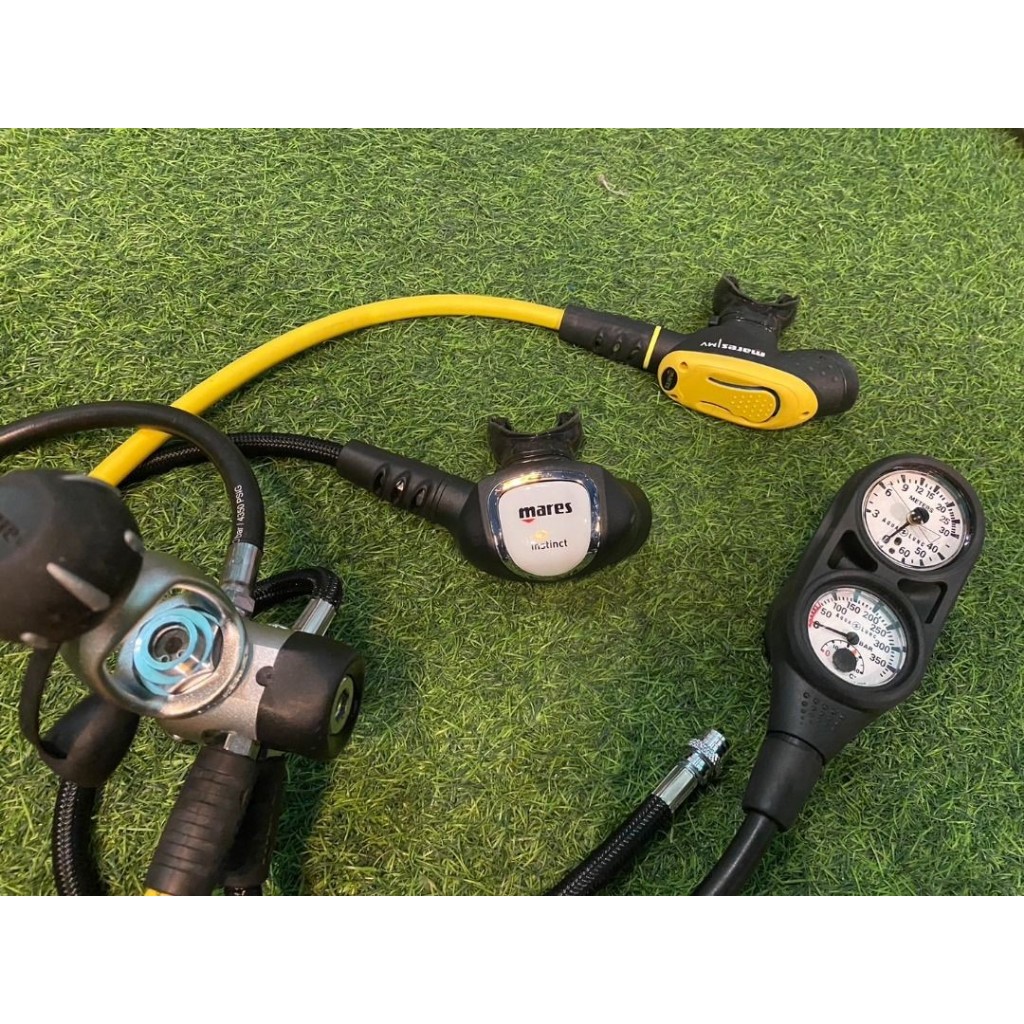 Mares MR52 一級頭 Instinct 天生好手 二級頭 備二 三用錶 9成新 1年保固 輕量化 | 蝦皮購物