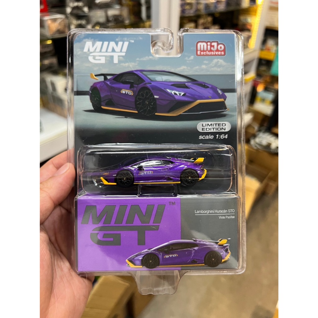 (小賈車庫) 1/64 MINI GT #746 藍寶堅尼 Huracan STO 紫色 美版吊卡 | 蝦皮購物