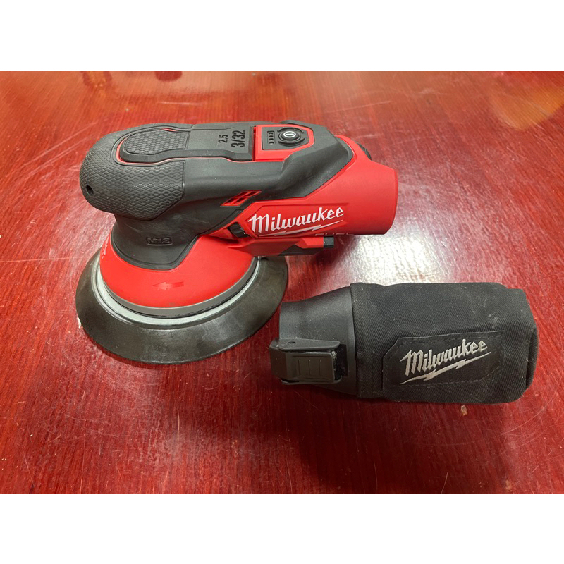二手Milwaukee美沃奇 12V 可調速 米沃奇2584、2585，打磨機 偏心打磨機 | 蝦皮購物