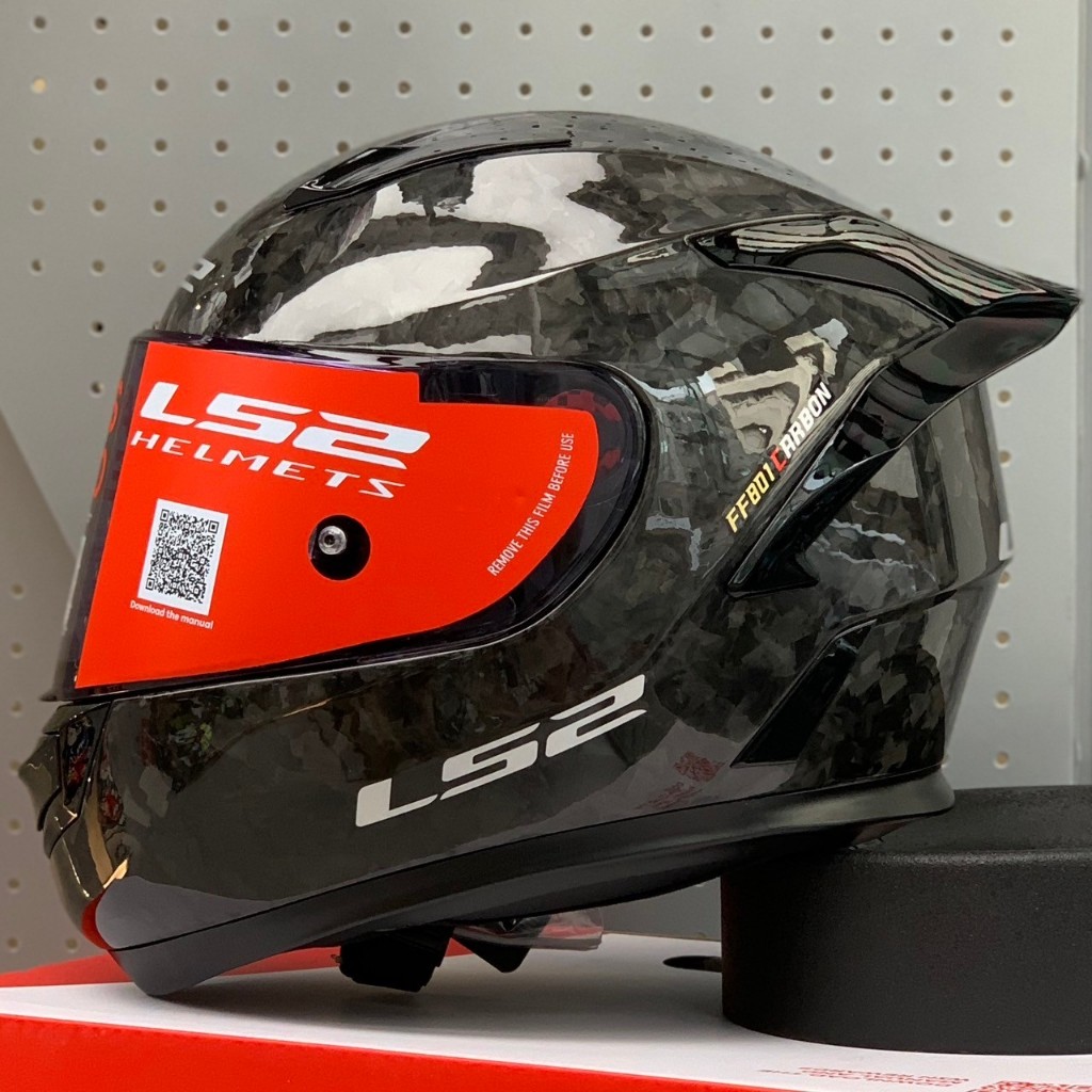 『Riderment』實體店 免運 西班牙 LS2 FF801 鍛造碳纖維 輕量 押尾造型 得安公司貨 | 蝦皮購物