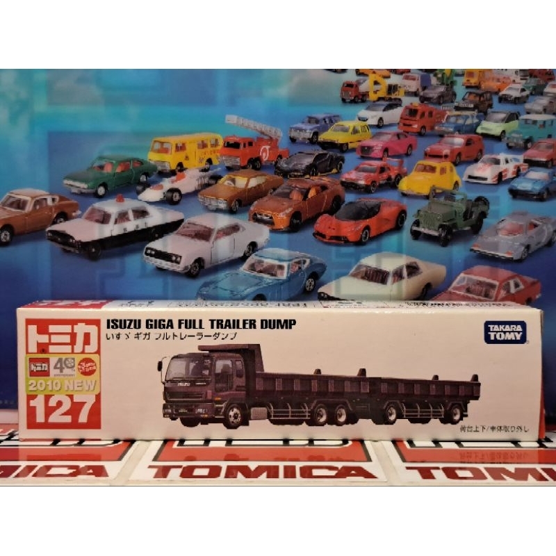 Tomica No.127 砂石車 卡車 連結車 | 蝦皮購物