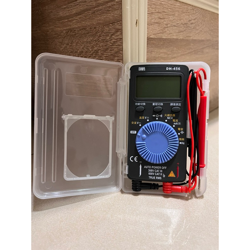 DHA DH-456 名片型數位式三用電錶 三用電錶 大字幕 自動換檔 | 蝦皮購物