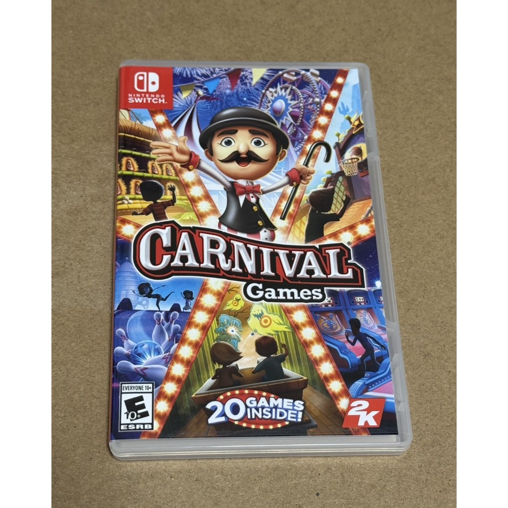 NS switch Carnival Games 體感嘉年華 二手 遊戲 任天堂 中文版 | 蝦皮購物