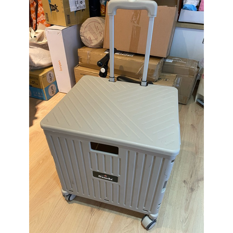 韓國DAMDA MINI四輪摺疊購物車41L｜輕量2.2公斤｜可摺疊收納｜韓國KCL安全認證｜登機尺寸 | 蝦皮購物