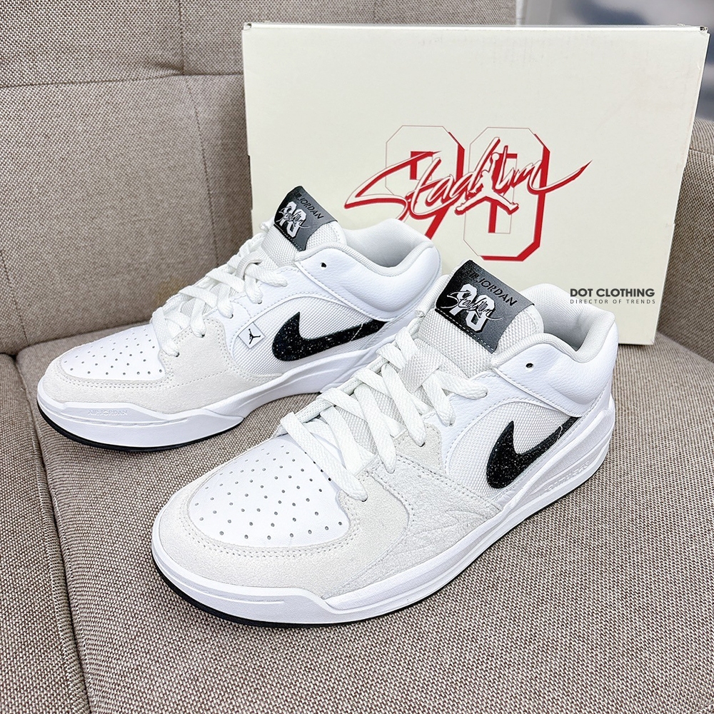 Nike Jordan Stadium 90 白 灰 復古 潑墨 麂皮 運動鞋 男鞋 DX4397-112 DOT聚點 | 蝦皮購物