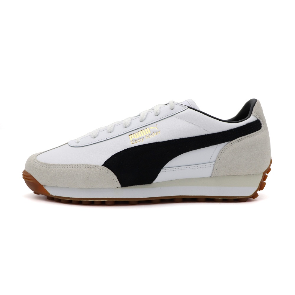 Puma Easy Rider Mixm 黑白 皮革 復古 休閒鞋 男女款 B5673【新竹皇家39902501】 | 蝦皮購物