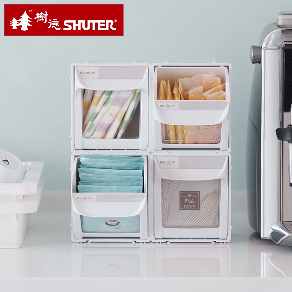 樹德專賣店/樹德SHUTER FO-121 單格分類快取收納盒 零件盒 辦公小物 桌上收納盒可超取開發票 | 蝦皮購物