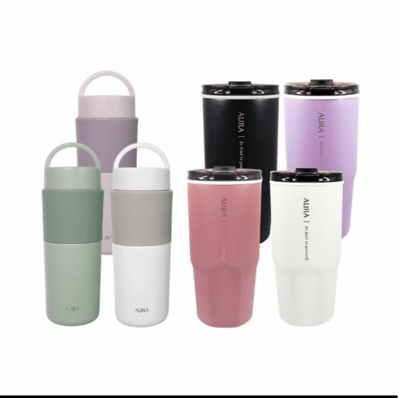 AURA 艾樂 隨行陶瓷保溫瓶 525ml +真陶瓷杯800ml(保溫瓶) | 蝦皮購物
