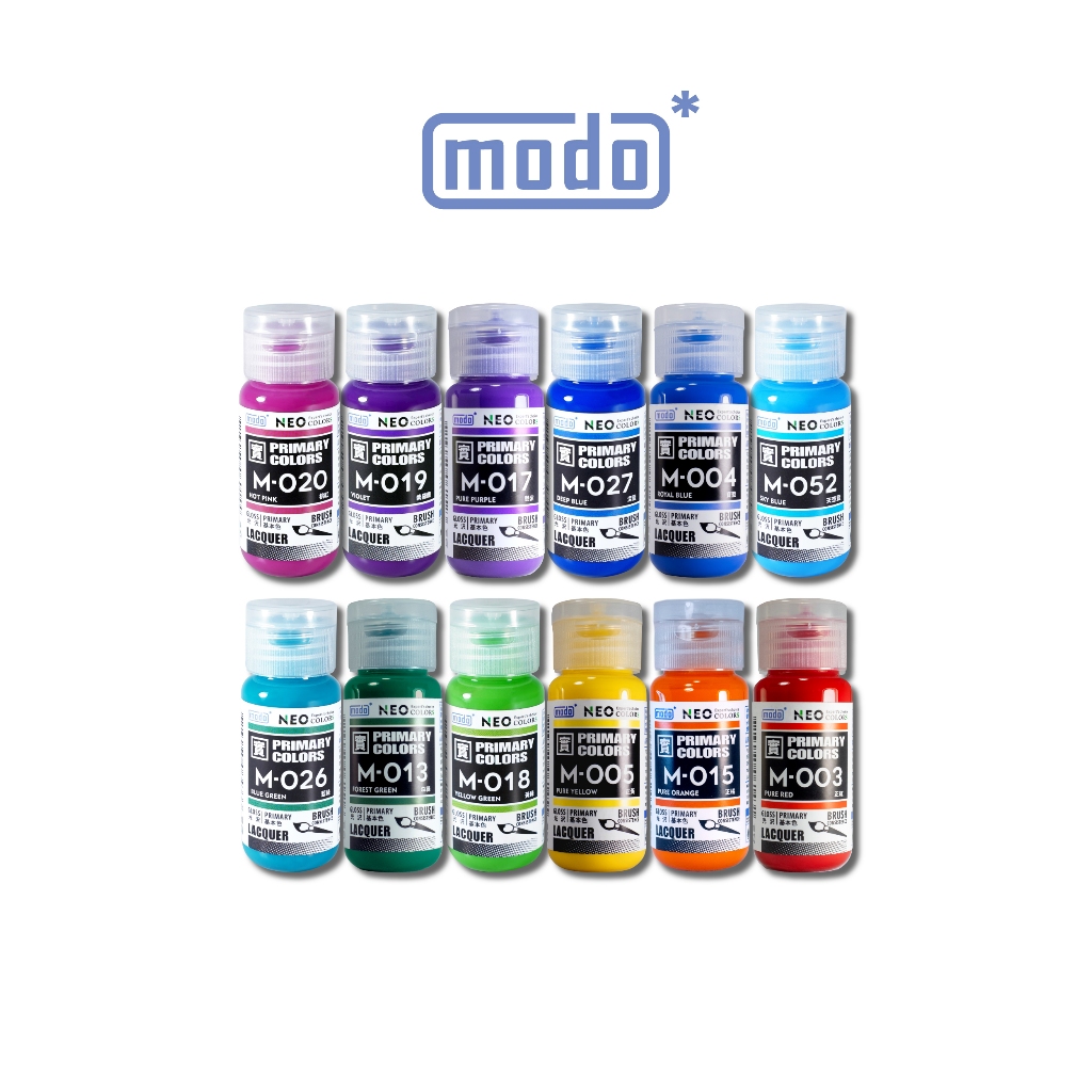 【modo摩多製造所】NEO 色相環12色+三源色綜合賣場/30ML/模型漆｜官方賣場 | 蝦皮購物