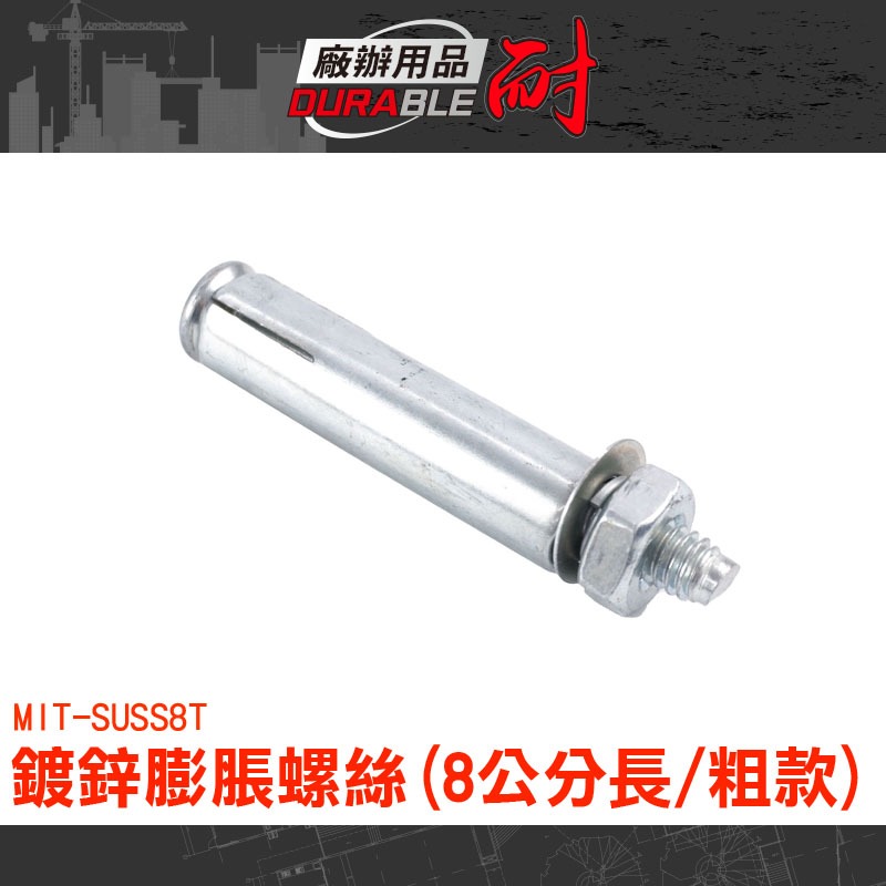 高張力螺絲 擴張螺絲 膨脹螺栓 螺絲 膨脹管 壁虎螺絲 MIT-SUSS8T 快速釘 白鐵 鍍鋅 螺絲 交通器材安裝 | 蝦皮購物
