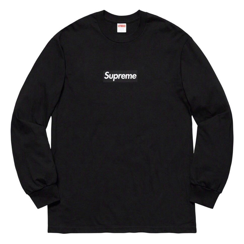 「全新稀有原單絕版訂製品」 Supreme 20FW 薄長袖Box Logo Tee | 蝦皮購物