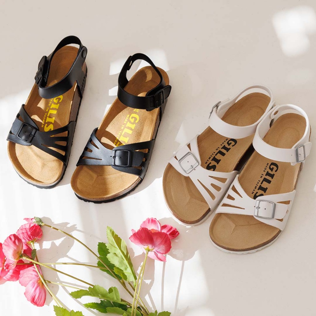 GILIS-MIT蝴蝶涼鞋(女) 拖鞋 勃肯拖鞋 推薦款 平底 休閒 休閒拖鞋 涼鞋 | 蝦皮購物