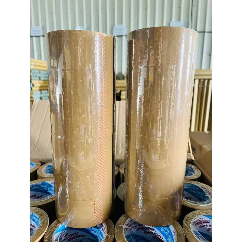 【優購黏】OPP膠帶【棕色】整束出貨48m/m & 60m/m*90Y*0.043【黑馬牌 /壓克力水膠】(含稅開發票) | 蝦皮購物