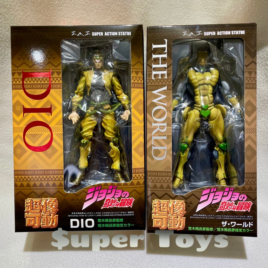 uper Toys》全新現貨 日版 JOJO的奇妙冒險 超像可動 迪奧 JoJo 第三部 DIO 世界 可動 公仔 | 蝦皮購物