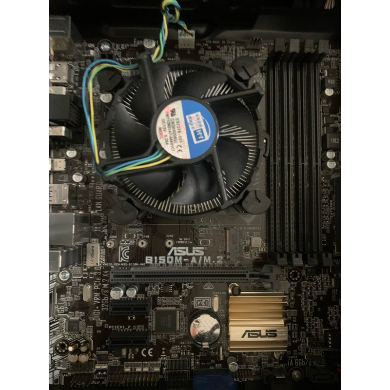 ASUS B150M-A/M.2(含擋板） + CPU：i5 6500 (含乾淨銅底風扇） 良品一起賣 | 蝦皮購物