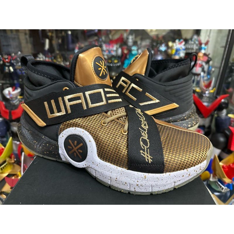 LI-NING way of wade 李寧 all city 7代 最後一舞 us10.5 韋德 白金 二手 | 蝦皮購物