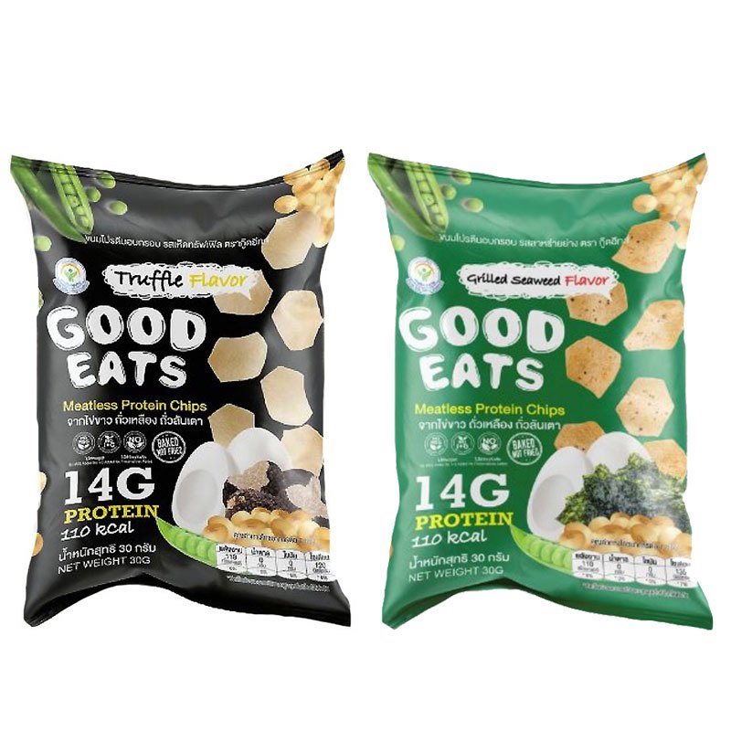 Good Eats 蛋白脆片 奢華松露 海苔風味 30g【零食圈】蛋白餅乾 營養 零食 運動餅乾 | 蝦皮購物