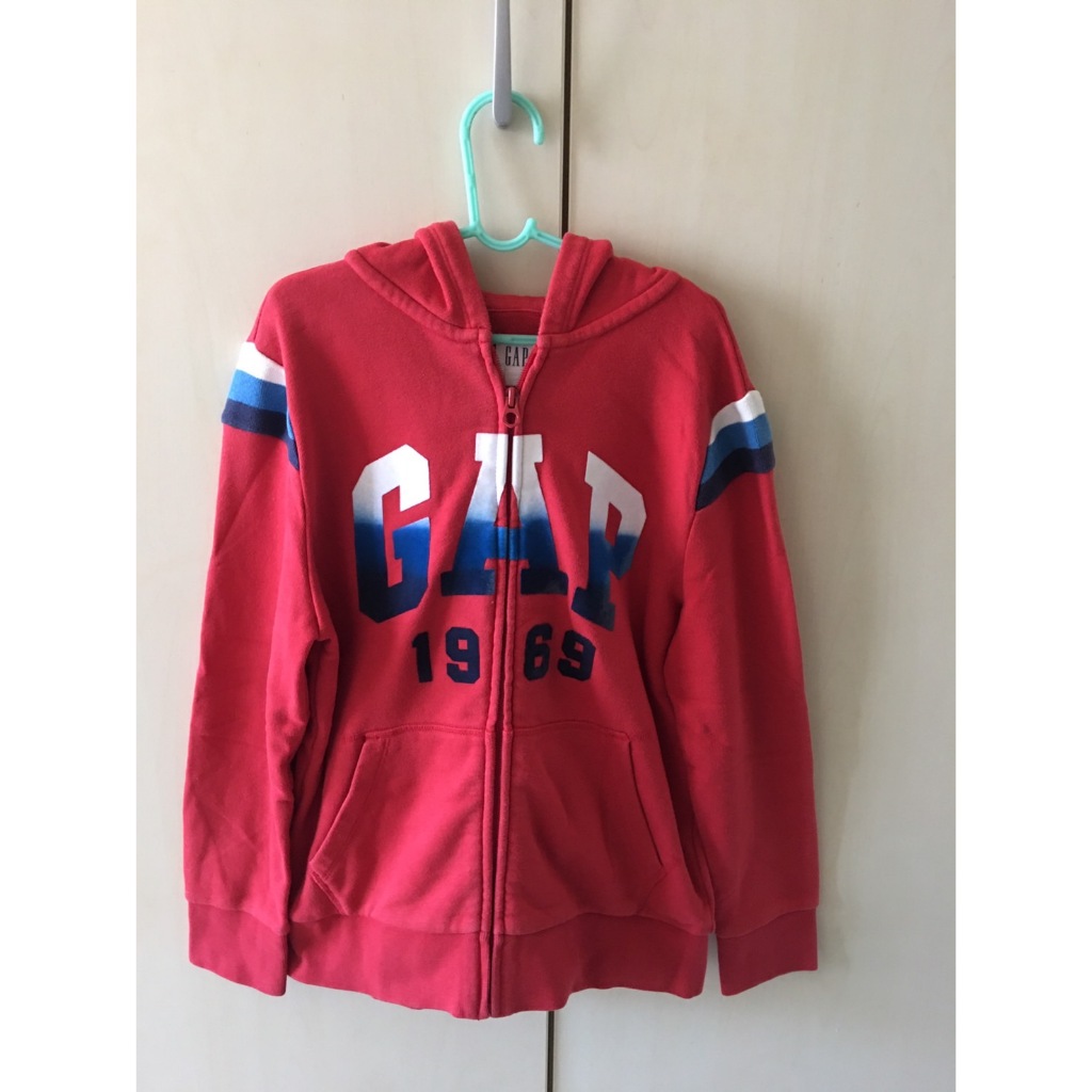 GAP 富士山經典連帽Logo印花帽T ( M號130cm ) | 蝦皮購物