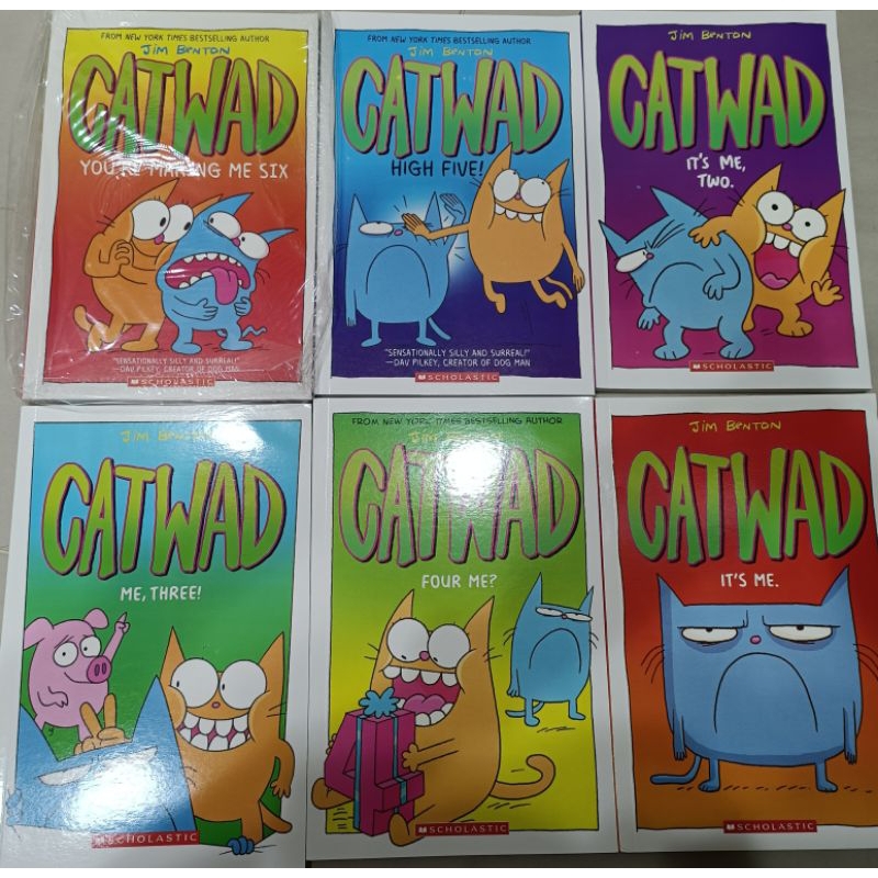 Catwad 是我系列6冊 It’s Me 幽默漫畫書短篇喜劇故事 | 蝦皮購物