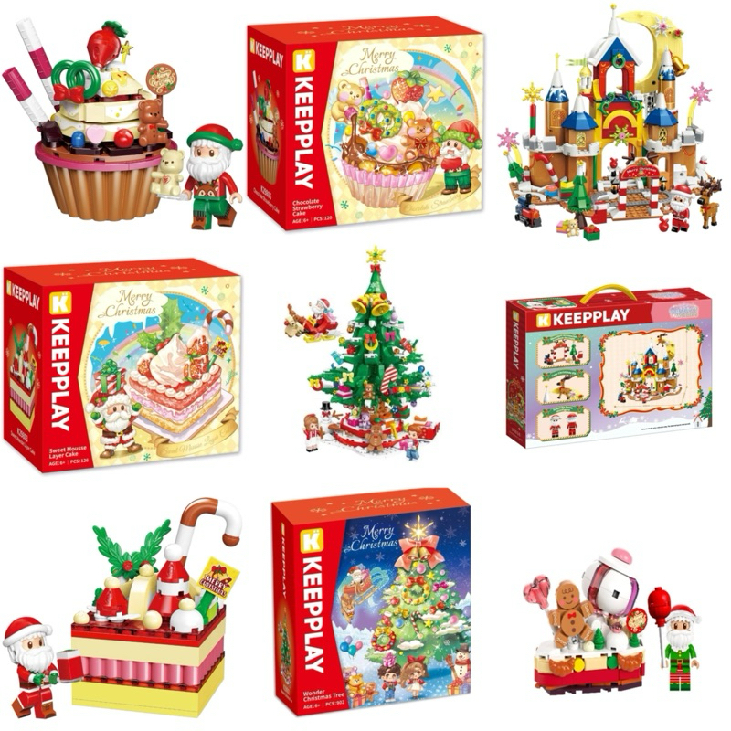 【優登】附發票 現貨 正版代理 KEEPPLAY 2024聖誕系列 薑餅人派 豪華聖誕樹 聖誕禮物 生日禮物 | 蝦皮購物