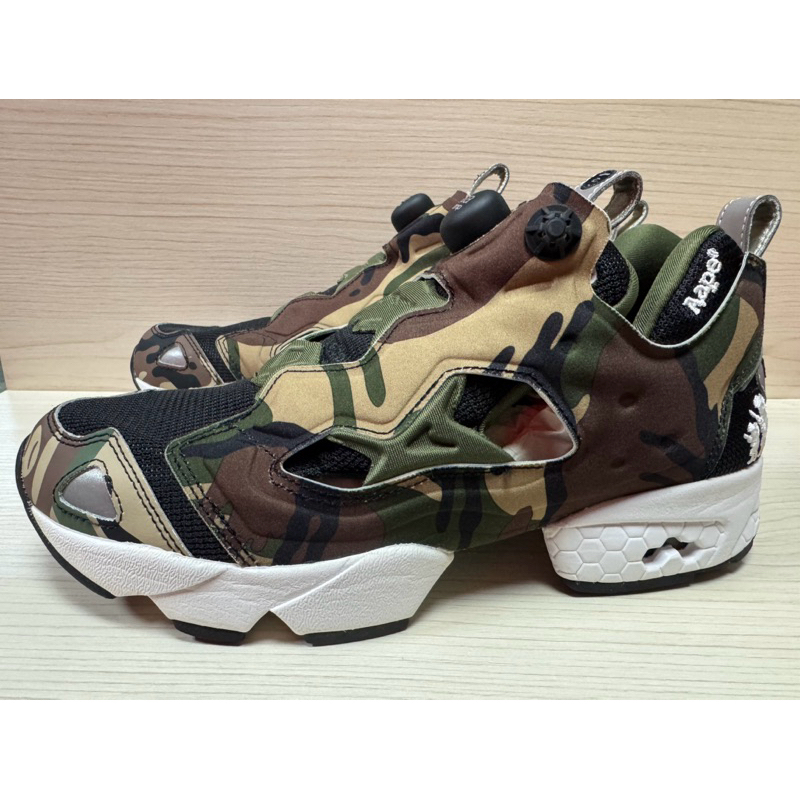 V53879 Aape BATHING APE x REEBOK PUMP FURY CAMP 迷彩 US10 28CM | 蝦皮購物