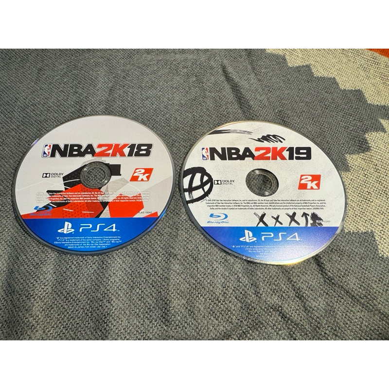 合售250 PS4 2K18 2K19 NBA 遊戲片 裸片 | 蝦皮購物