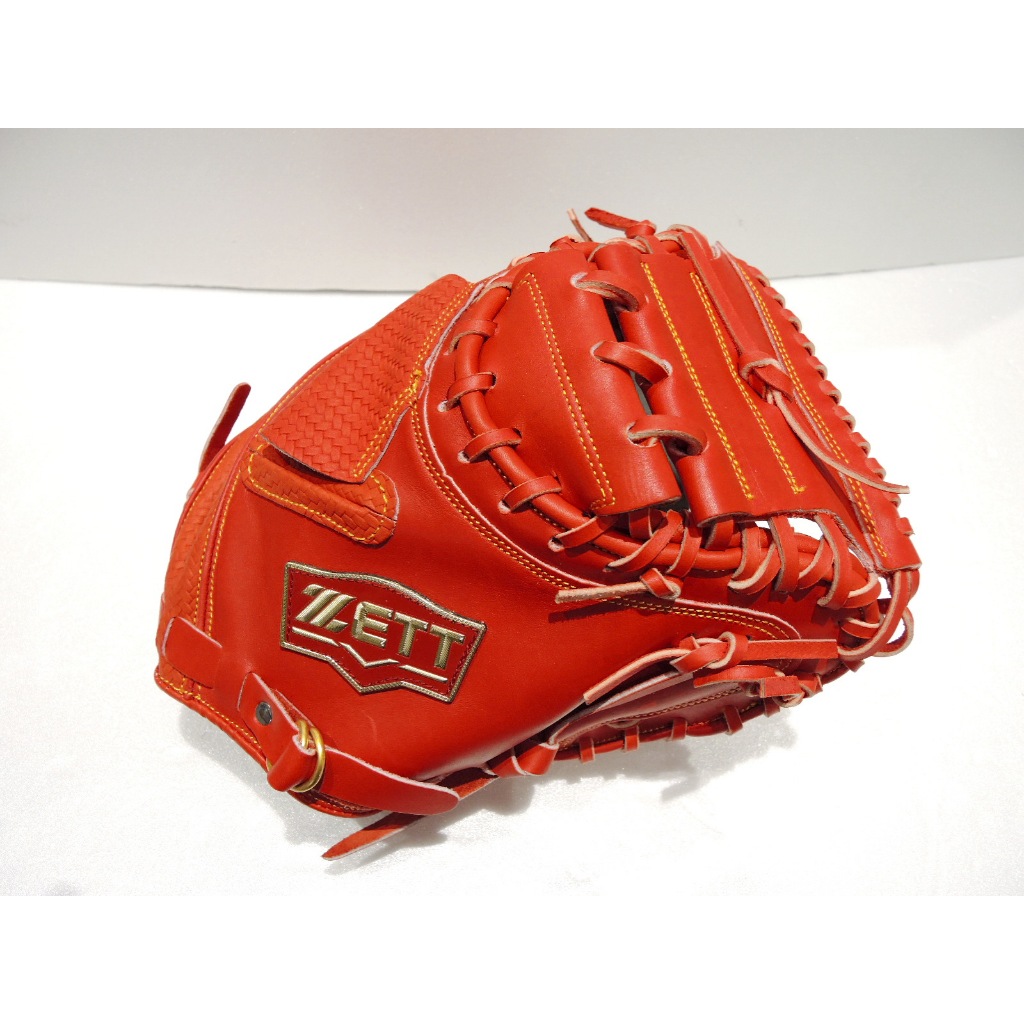 日本品牌 ZETT 365系列 A級硬式牛皮 棒球 捕手手套 日本紅(BPGT-36512)附贈手套袋 | 蝦皮購物