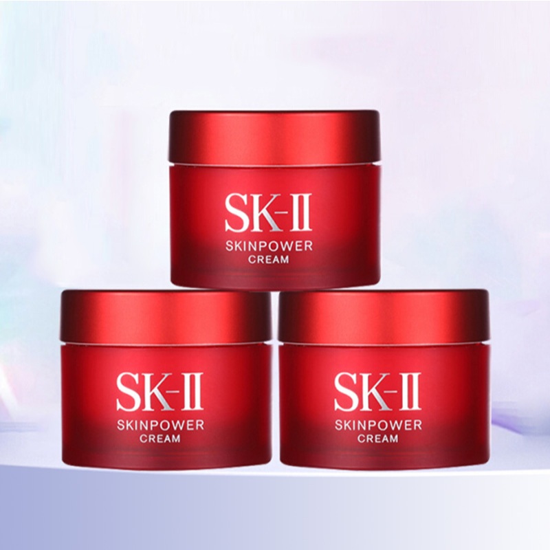 原裝正品小樣 SKII SK2 肌活能量輕盈活膚霜15g 大紅瓶面霜 #清爽 滋潤版 小樣 縮小版 Mini | 蝦皮購物