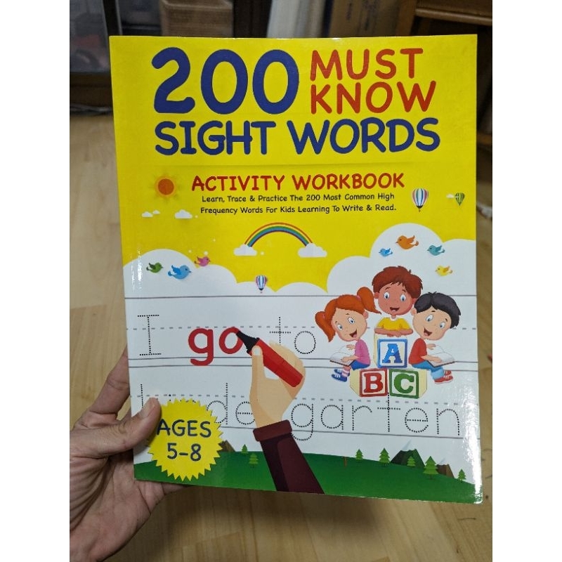 全新200 must know sight words workbook | 蝦皮購物