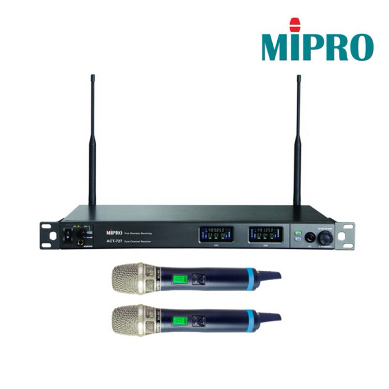 MIPRO ACT-727 寬頻無線麥克風[來電享最低價]搭配新式麥克風TYPE-C充電 | 蝦皮購物