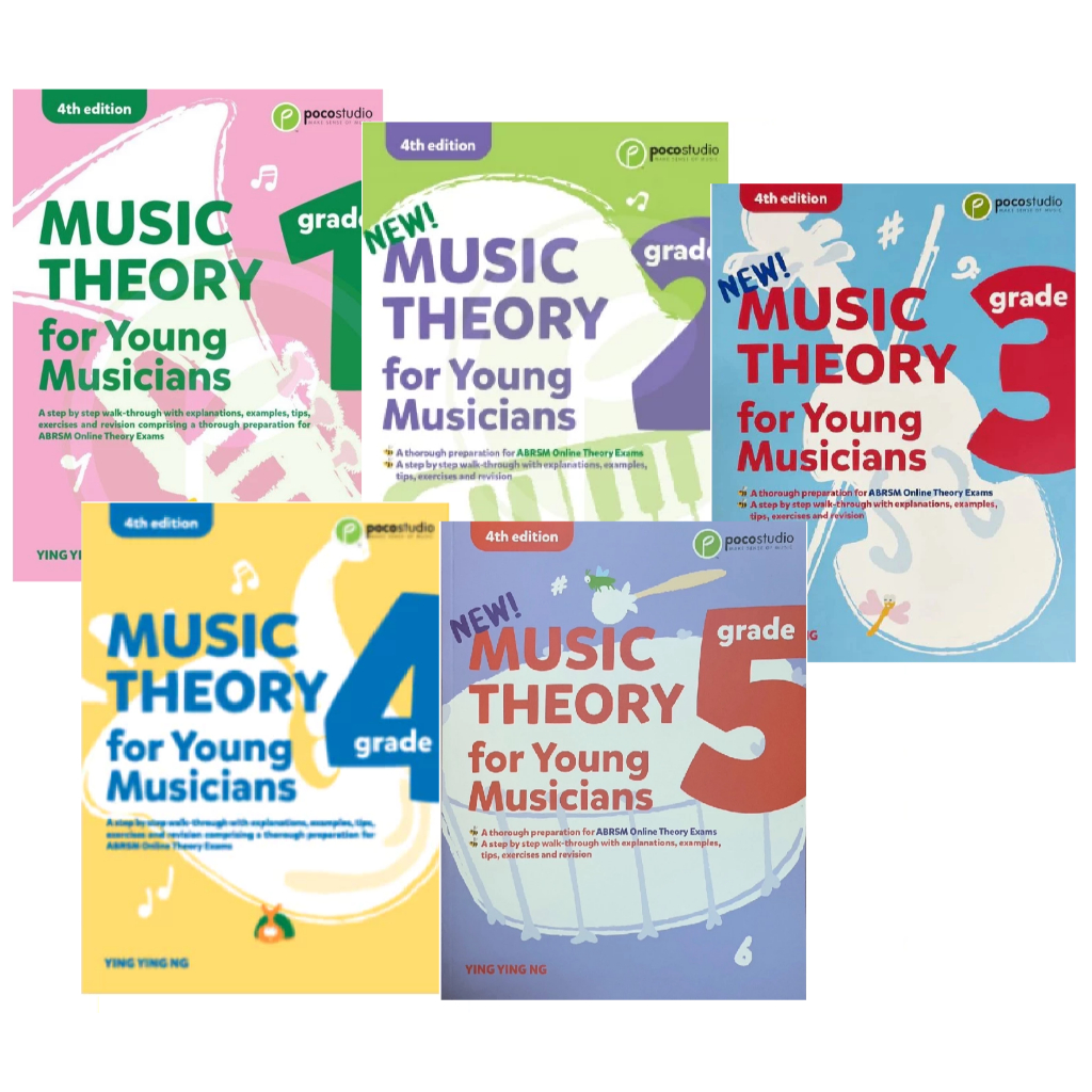 【599免運費】POCO Music Theory for Young Musicians Grade 1~5 /共5冊 | 蝦皮購物