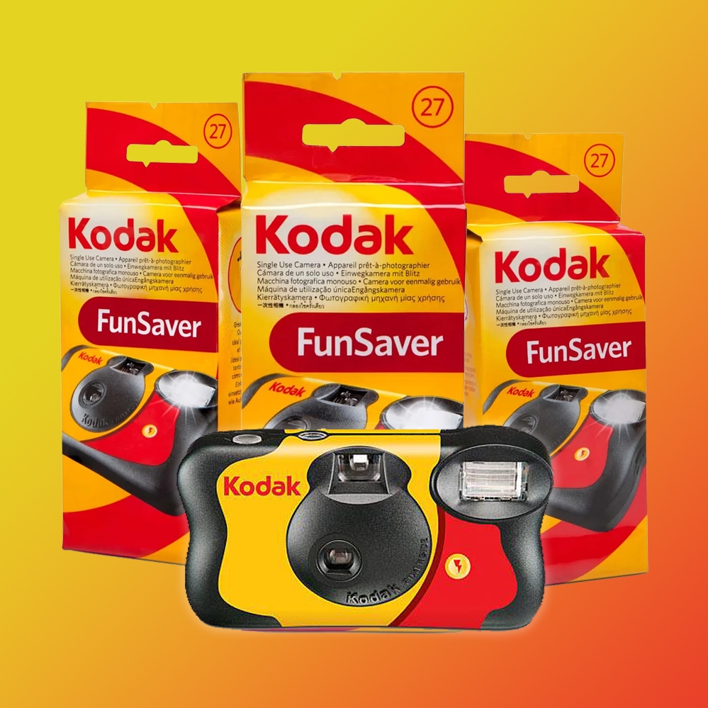 Kodak Funsaver 800 柯達一次性「27張 閃燈型』即可拍相機《新鮮期限2027年02月份》 | 蝦皮購物
