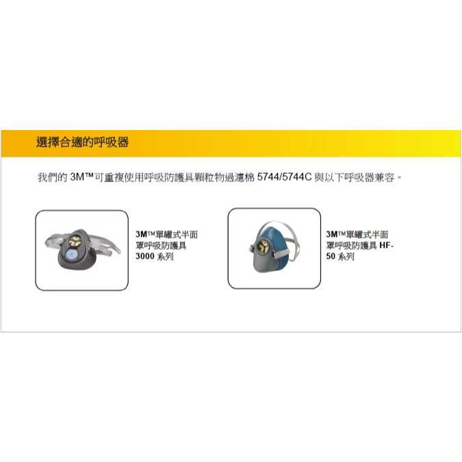 3M™ 活性碳顆粒物過濾棉 5744C P2 (包/10片) | 蝦皮購物