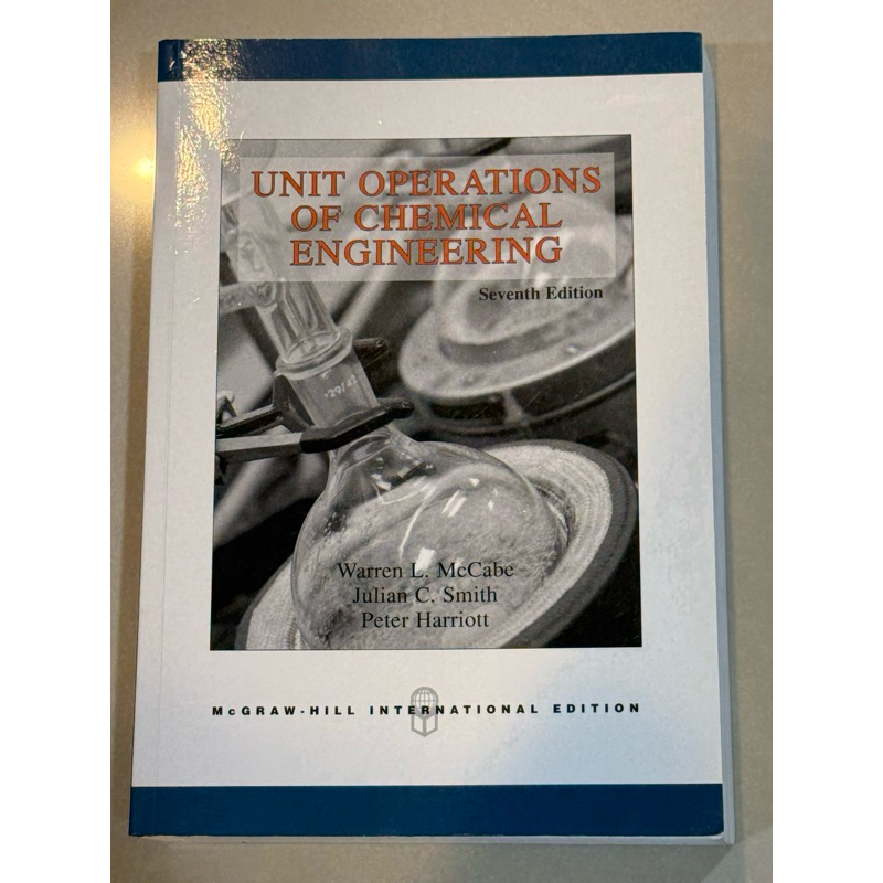 Unit Operations of Chemical Engineering 7/e McCabe | 蝦皮購物