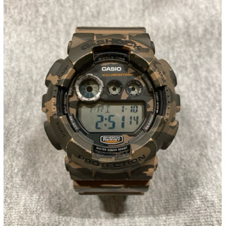 Casio G-SHOCK Brown Camo Digital 迷彩 數位GD120CM-5《二手9成新》 | 蝦皮購物