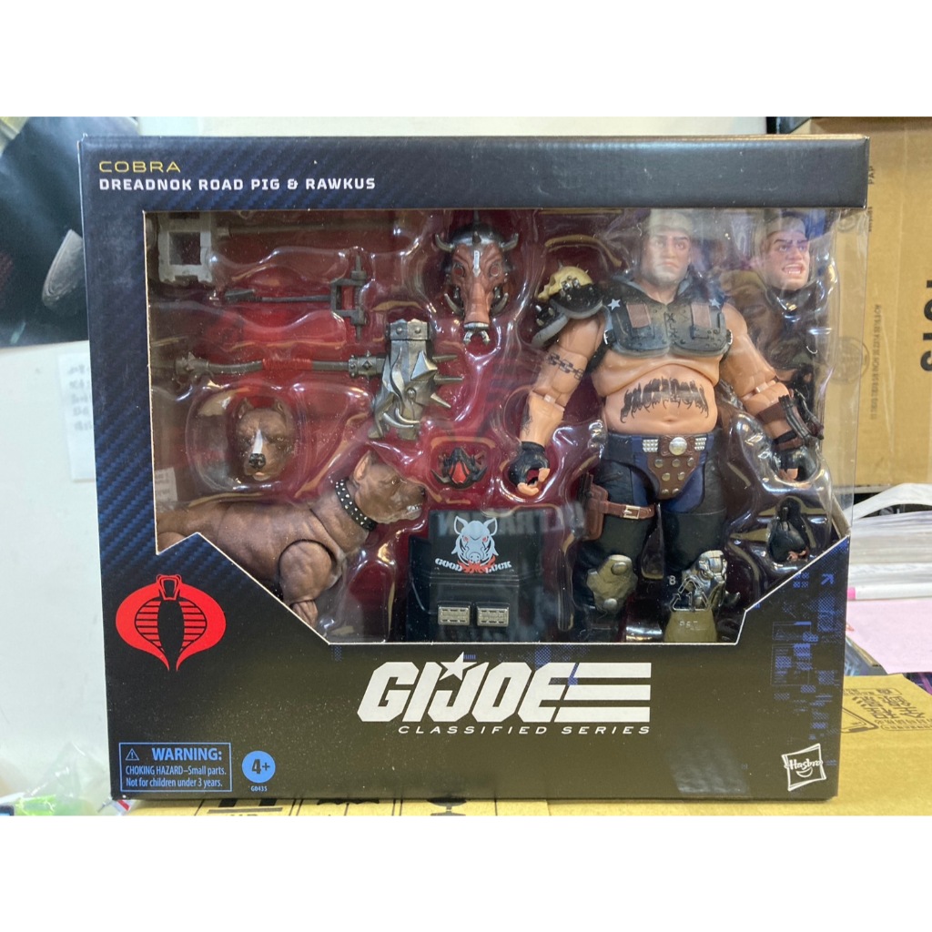 全新現貨 孩之寶 G.I. joe 特種部隊 精英系列 6吋 135號 蛇怪幫 Road Pig Rawkus 組合包 | 蝦皮購物