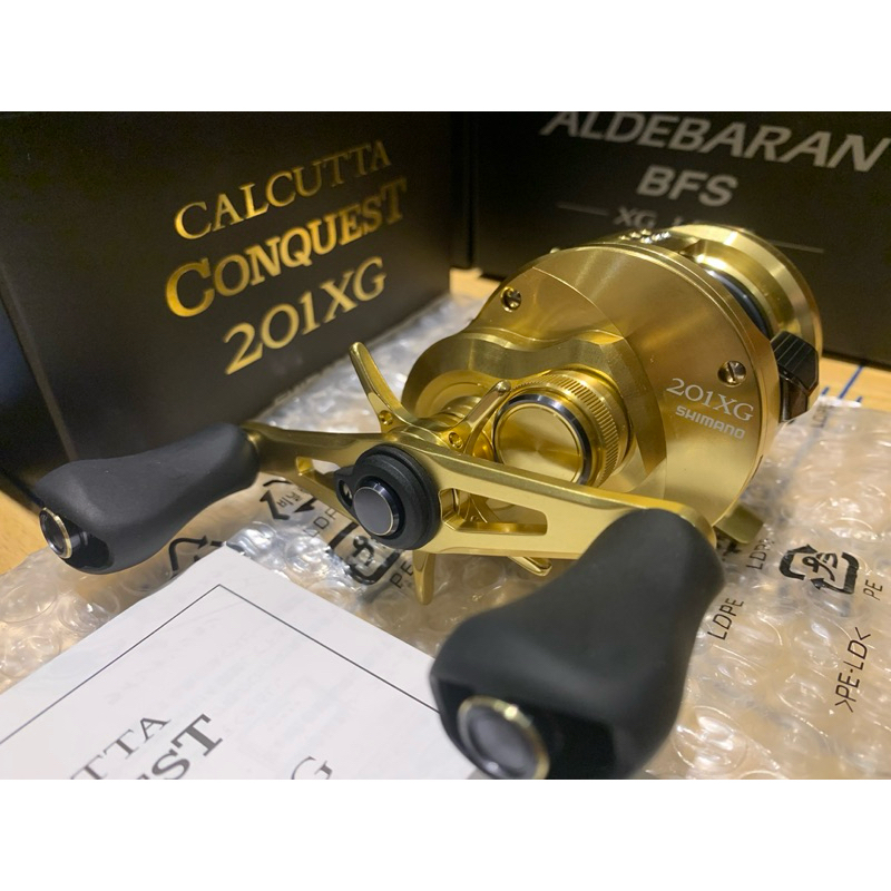 全新 現貨一顆 左捲 金康 SHIMANO 24年款 CALCUTTA CONQUEST 201 XG 打呆 打虎 讚 | 蝦皮購物