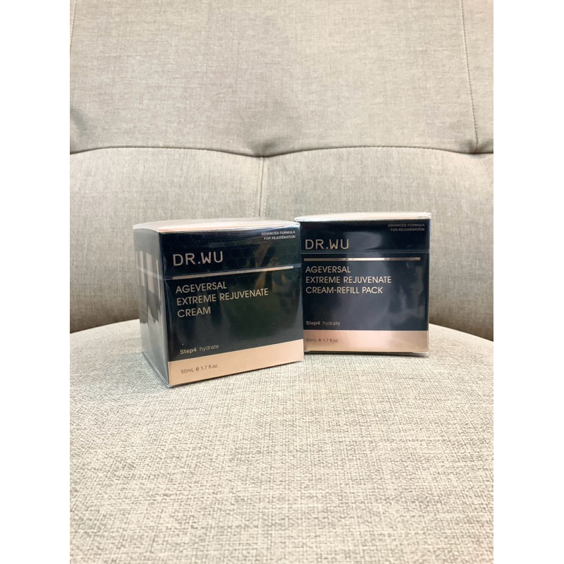 DR.WU超逆齡修復精華霜50ml+補充包50ml 全新 免運 | 蝦皮購物