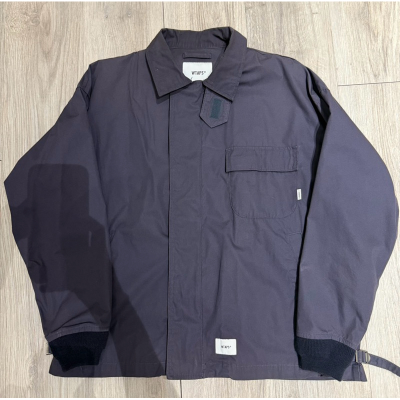 極新美品WTAPS D2 / JACKET. COTTON. WEATHER 騎士外套 風衣夾克2號M號藍色 | 蝦皮購物