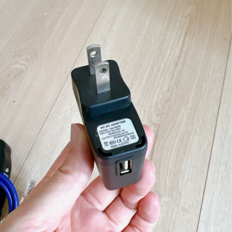 5V1A充電器4代美規USB充電頭IC方案手機通用充電器+ USB轉DC電源線1米充電線3.5-1.5 充電線 | 蝦皮購物