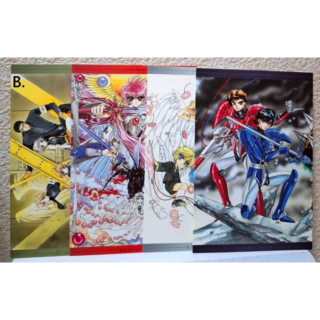 2002 CLAMP 原画展 明信片組 ALL clamp TRADING POST CARD X/聖傳 F~I | 蝦皮購物