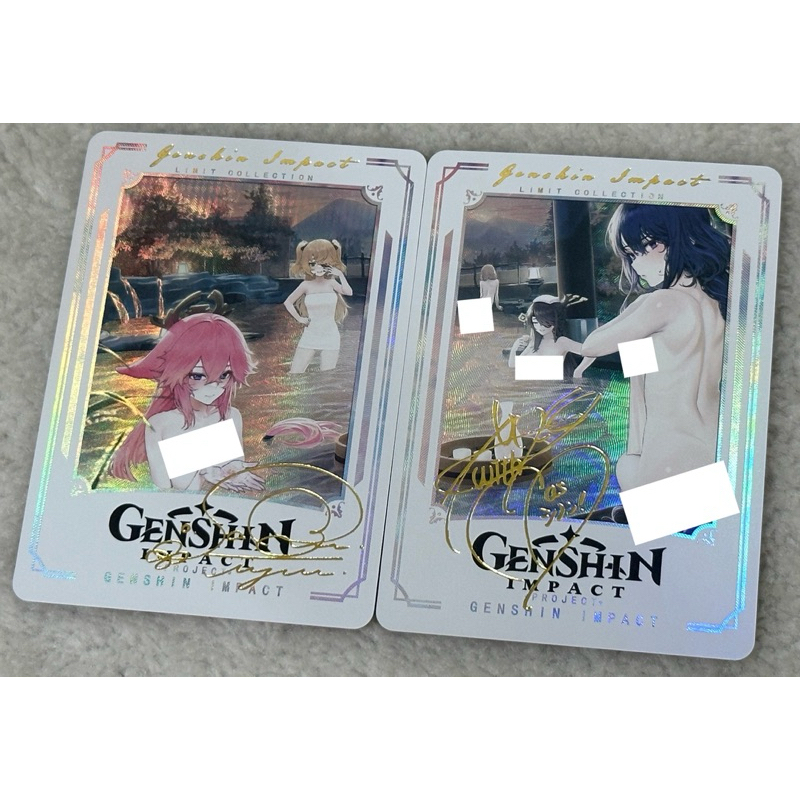 同人閃卡奶卡 0126C 金簽卡 原神 溫泉 雷電將軍 八重神子 | 蝦皮購物