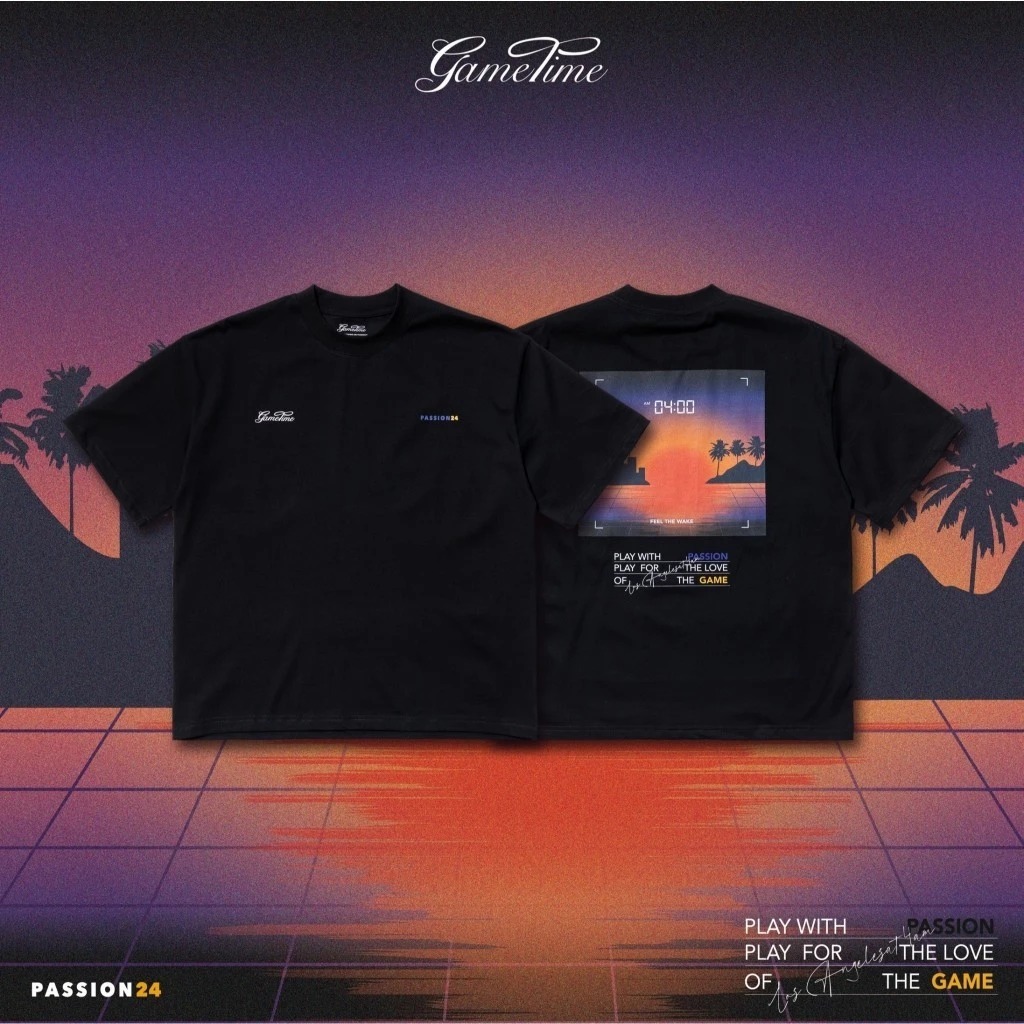 『Definite』GameTime / 24AW X Passion24 Sunset T-shirt | 蝦皮購物