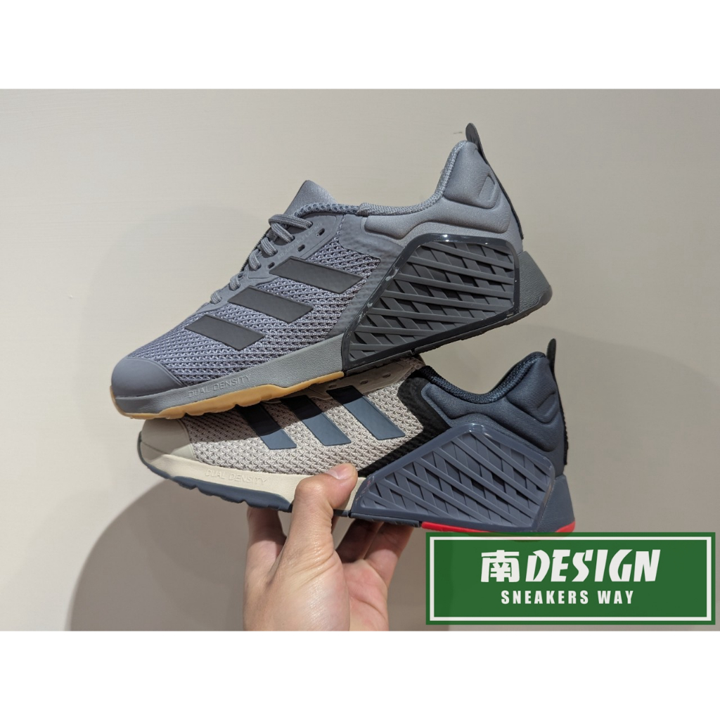 南🔥2025 2月 ADIDAS DROPSET 3 訓練鞋 寬楦 包覆 高低差 男款 灰ID8627 灰紅JI3901 | 蝦皮購物