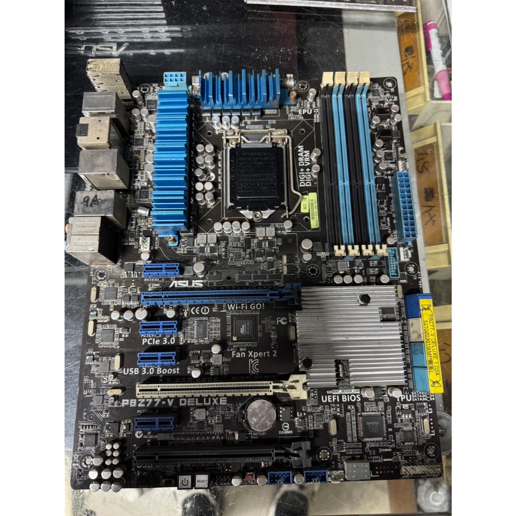 ASUS 華碩 P8H77-V DELUXE 1155 腳位 Z77 支援三代 CPU 無擋板 晶片 升級換下 | 蝦皮購物