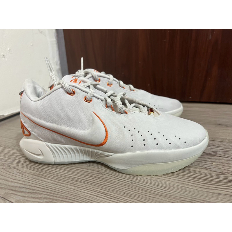 NIKE LEBRON 21 EP AKOYA 米色 實戰鞋 籃球鞋【FV2346-001】LBJ21 小皇帝 LBJ | 蝦皮購物