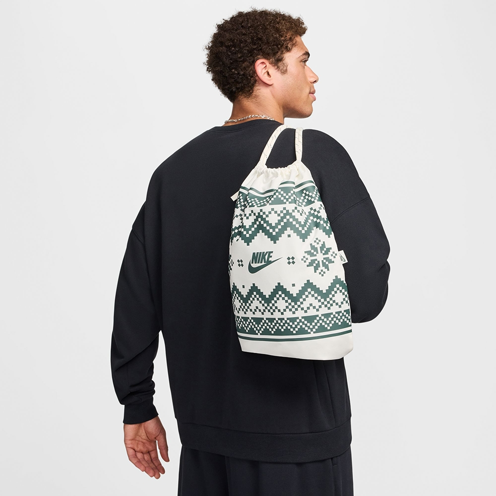 柯拔 Nike NK Heritge Dra Wstrng Fair Isle FZ7287-133 後背包 束口袋運動 | 蝦皮購物