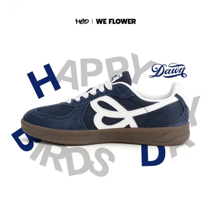 【E.D.C】HBD X WE FLOWER Germany Army Trainer 藍 聯名款 德訓鞋 復古 男女鞋 | 蝦皮購物