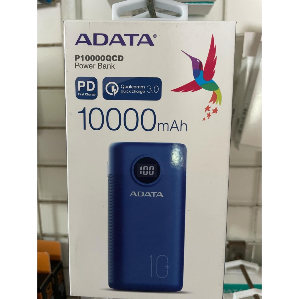 威剛ADATA 原廠公司貨 P10000QCD行動電源 PD3.0 QC3.0 快充 電量顯示 速出 | 蝦皮購物